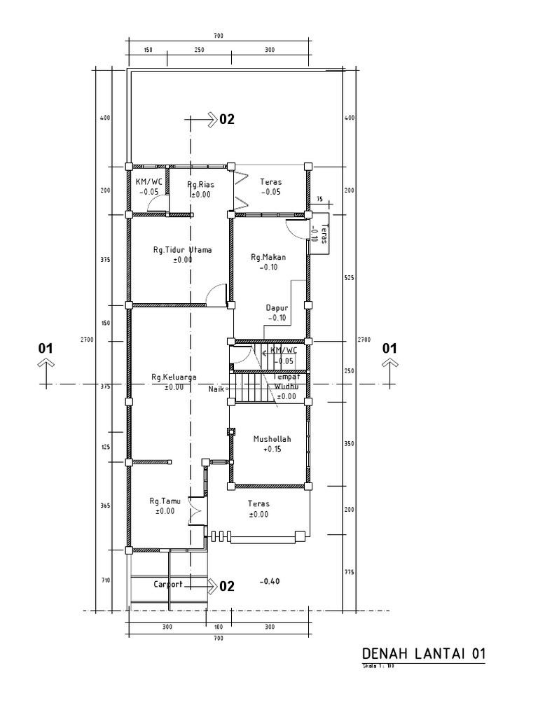 Denah Lantai 1 | PDF
