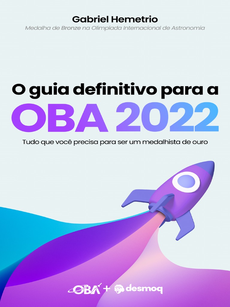 O Guia Definitivo para A OBA 2022 1 | PDF | Sistema Solar | Lua