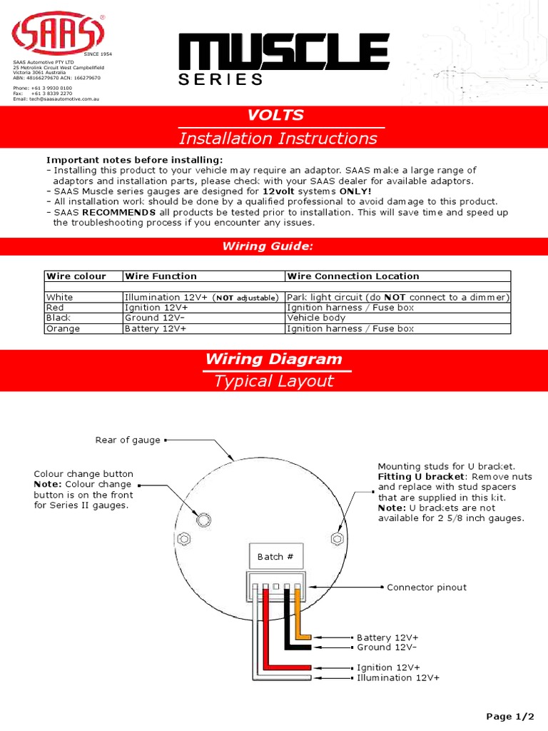 Muscle Volts Fitting | PDF | Electrical Wiring | Manufactured Goods