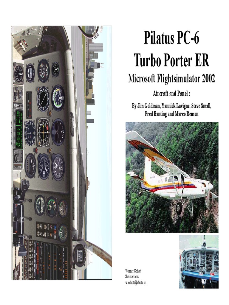 Pilatus PC-6 | PDF | Takeoff | Aircraft Flight Control System