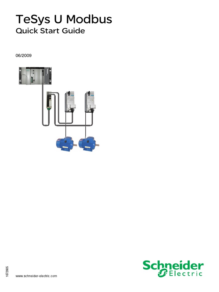 Tesys U Modbus Quick Start Guide Pdf Programmable Logic Controller Computing