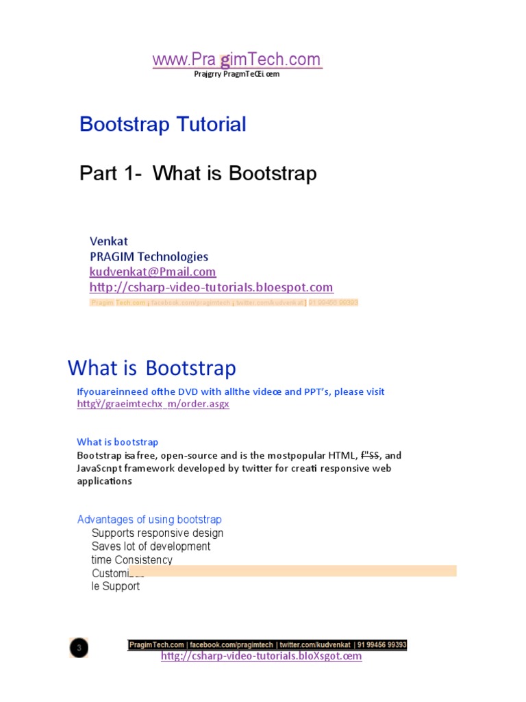 Bootstrap | PDF