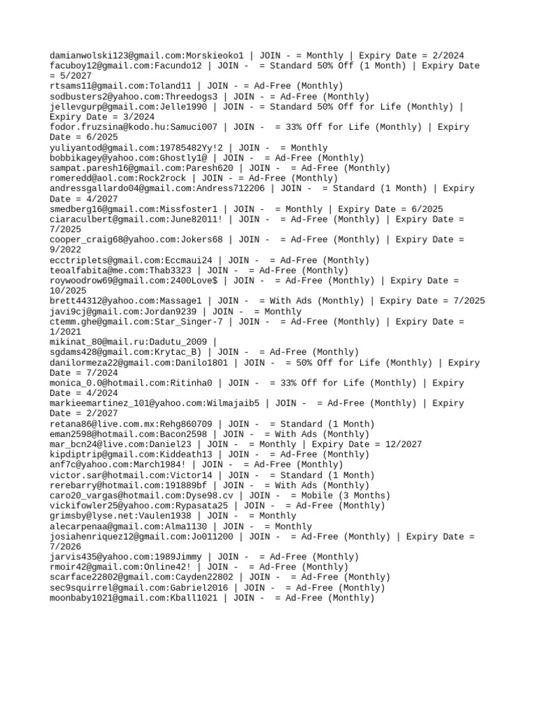 Hbo Max Premium Accounts 2 | PDF