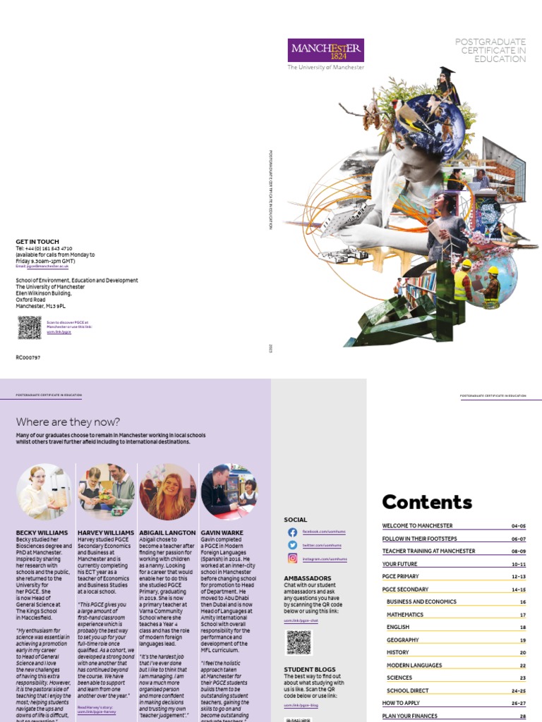 Manchester PGCE Program Guide | PDF | Teachers | Curriculum