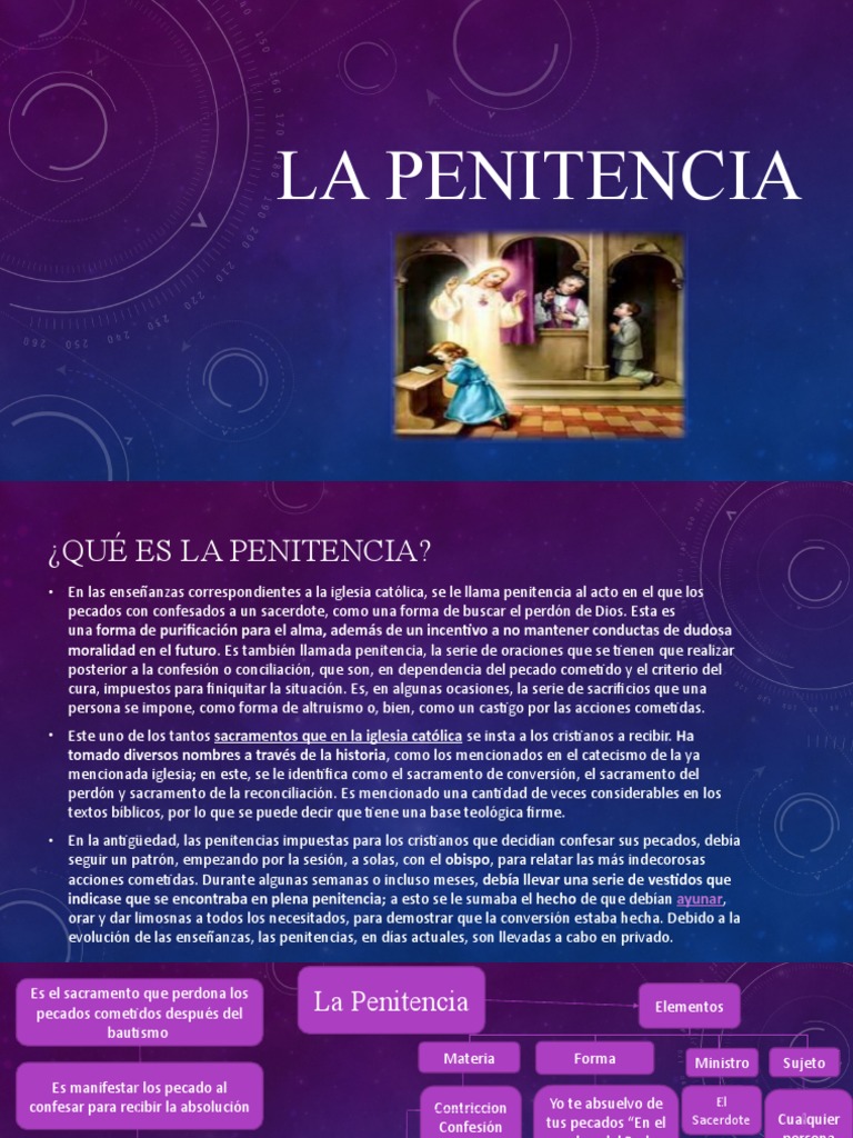La Penitencia | PDF | Creencia religiosa y doctrina | Teología