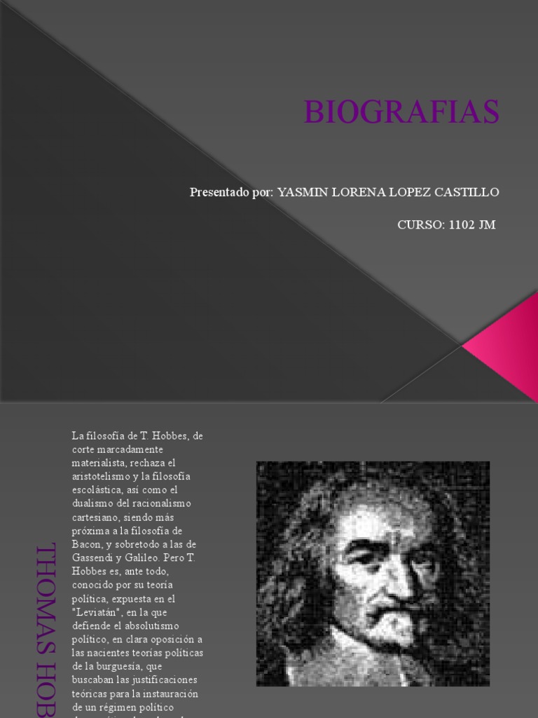 Biografia de Los Filosofos | PDF | John Locke | Thomas Hobbes