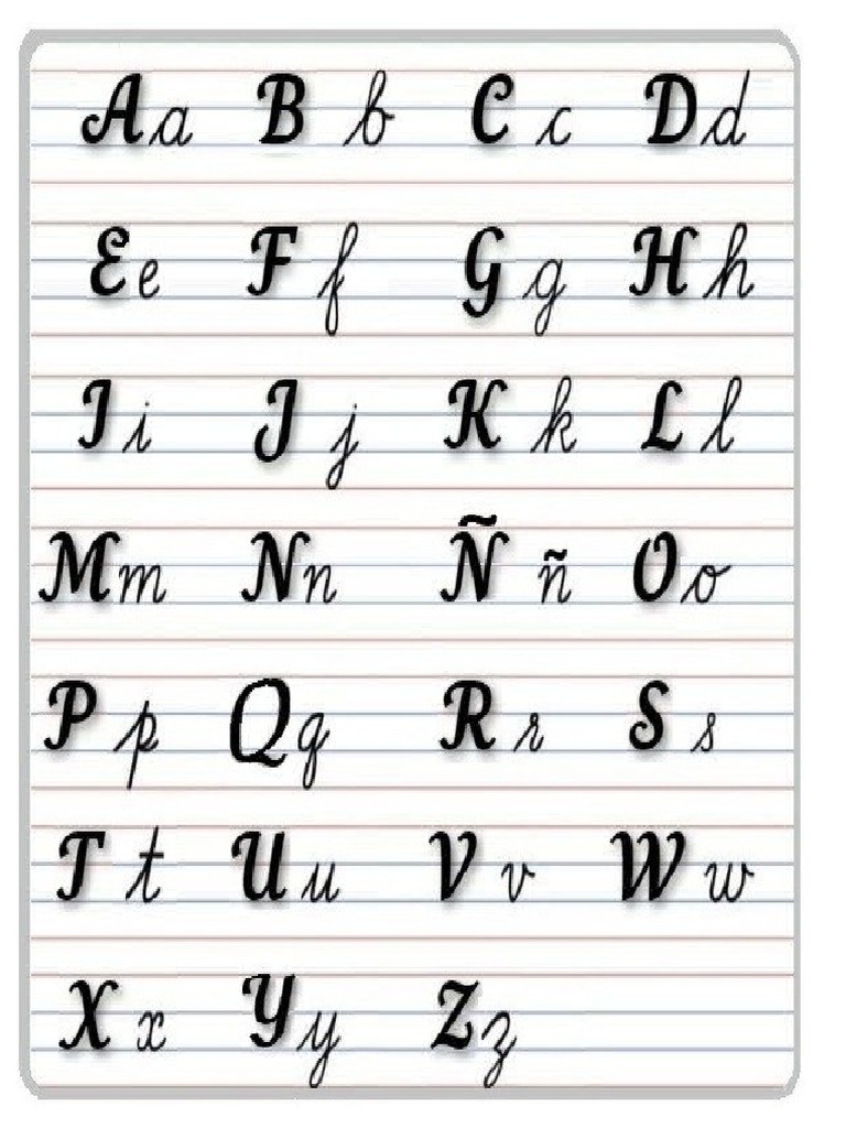 Alfabeto Cursiva | PDF