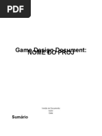 Game Design Document (GDD) | PDF | Publicação eletrônica | Jogos