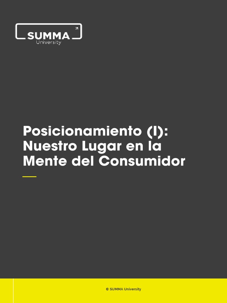 © SUMMA University | PDF | Producto (Negocio) | Marca