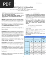 Prueba de Excentricidad en Balanzas | PDF | Química | Ciencias fisicas