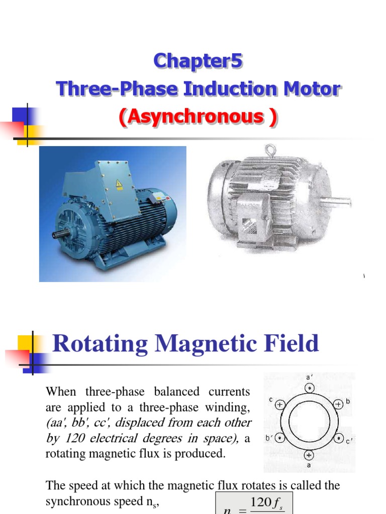 Chapter5 Three Phase Induction Motor Asy | PDF | Electric Motor | Metrology