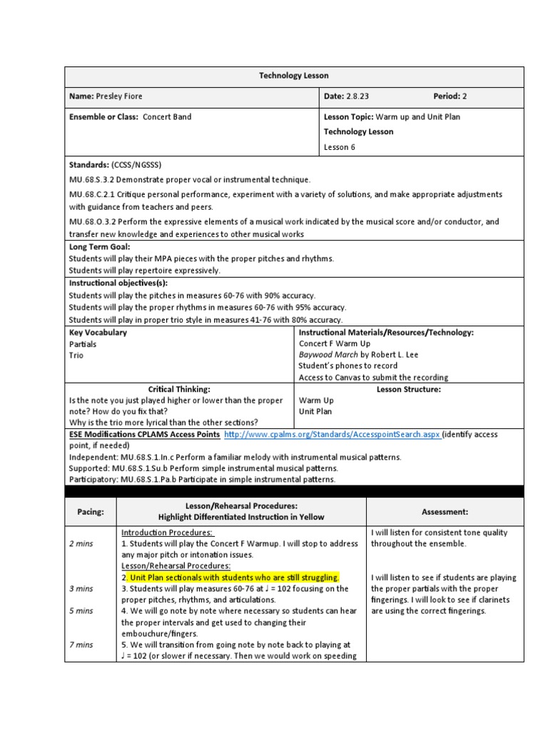Lesson Plan Differentiation | Download Free PDF | Classroom Management ...