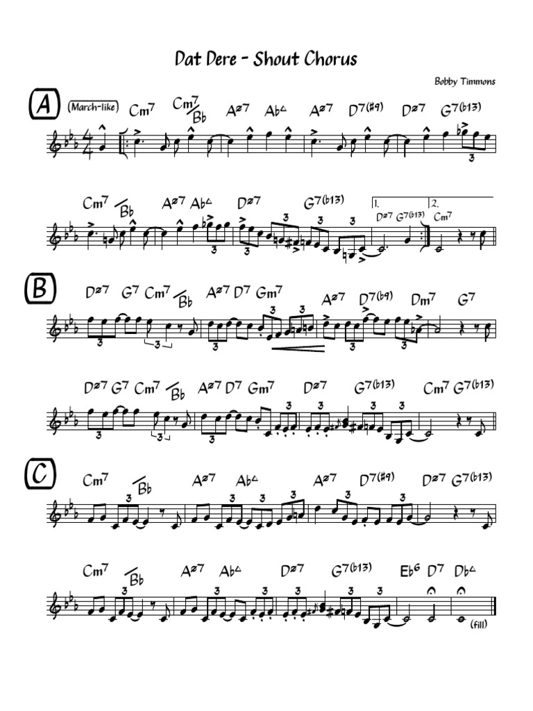 Dat Dere Shout LS C | PDF