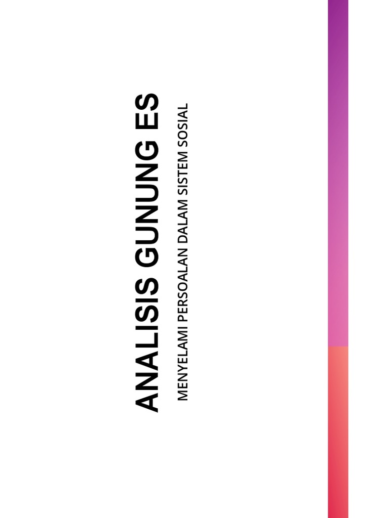 Analisis Gunung Es | PDF