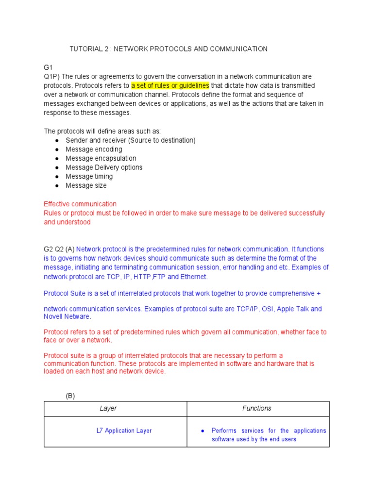 Tutorial DFT G2 AACS2034 | PDF | Computer Network | Osi Model