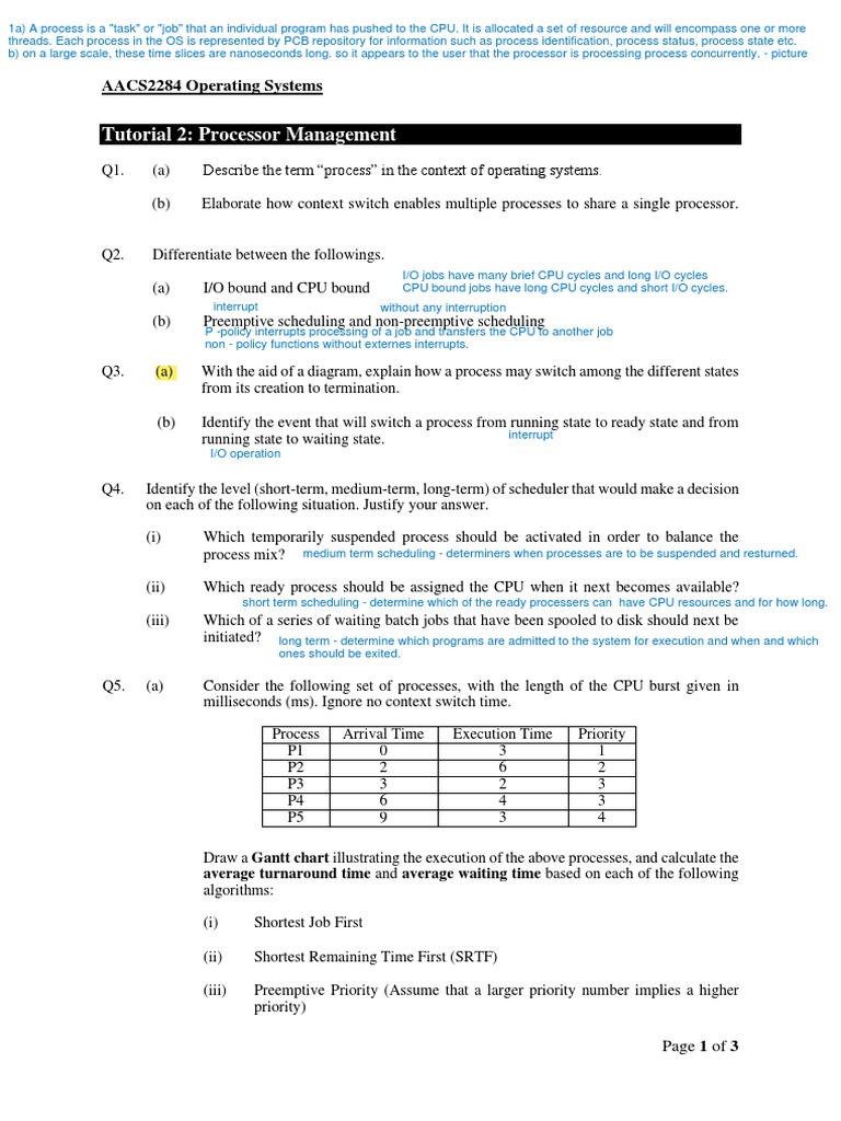 AACS2284 - Tut - 2 Question | PDF