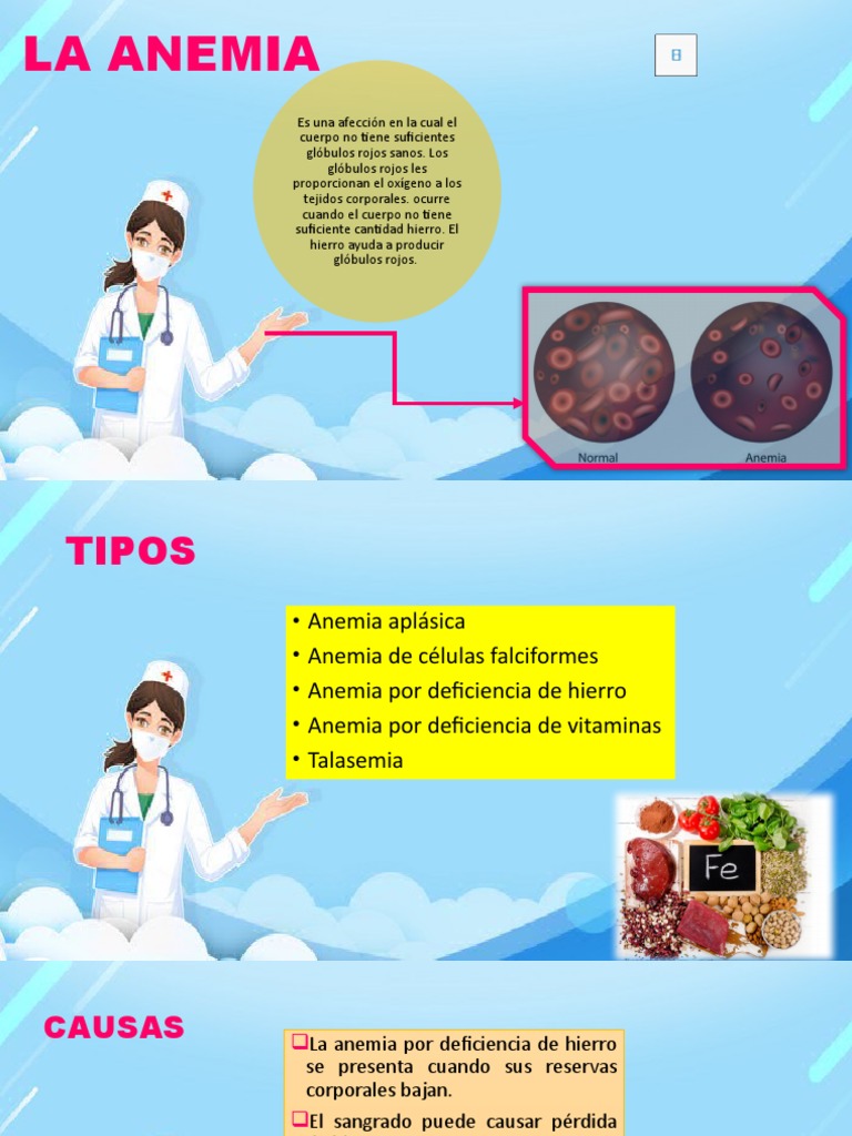 La Anemia | PDF | Anemia | Glóbulo rojo