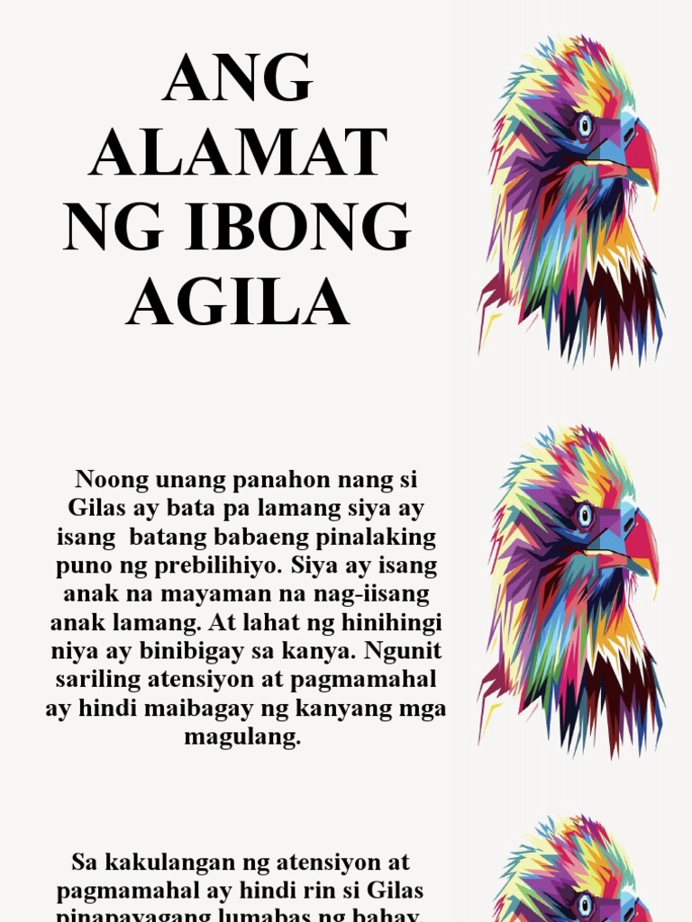 Ang Alamat NG Ibong Agila | PDF