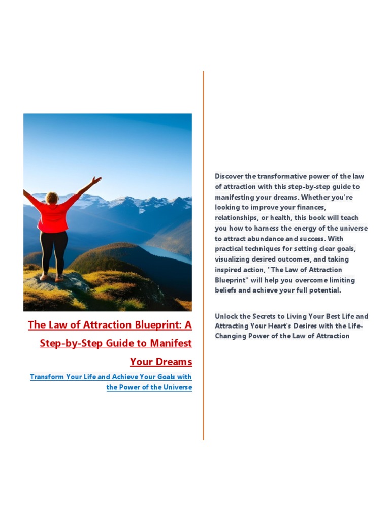 Law of Attraction Manifestation Guide | PDF | Law Of Attraction (New ...
