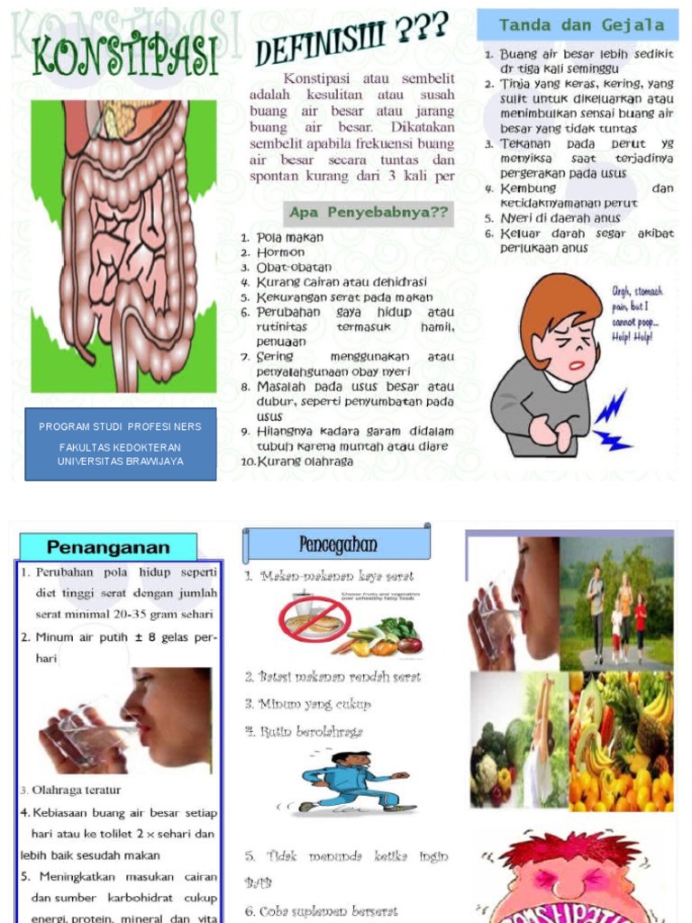 Leaflet Konstipasi - MUGI | PDF