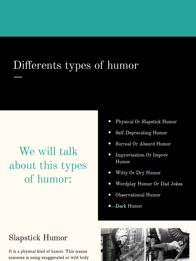 Differents Types of Humor | PDF | Humour | Comedy