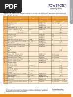 Hyvolt II Transformer Oil Properties | PDF | Physical Sciences | Materials