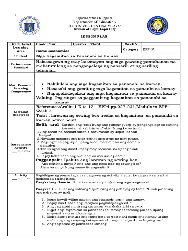 Q3 - Prototype Lesson Plan 1 | PDF