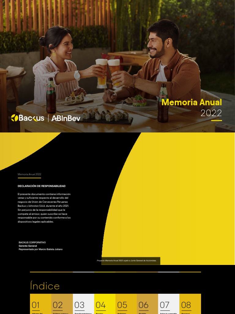 Backus - Memoria Anual 2022 | PDF | Perú | Marca