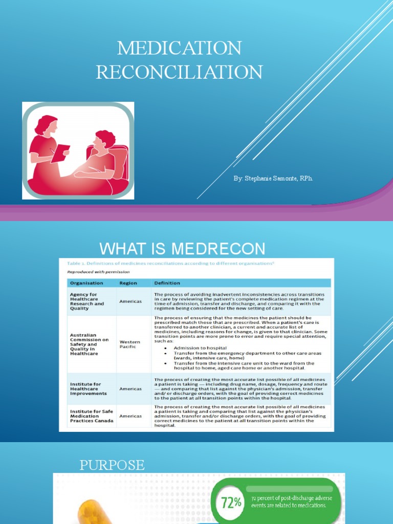 Med Recon | PDF | Pharmacy | Patient