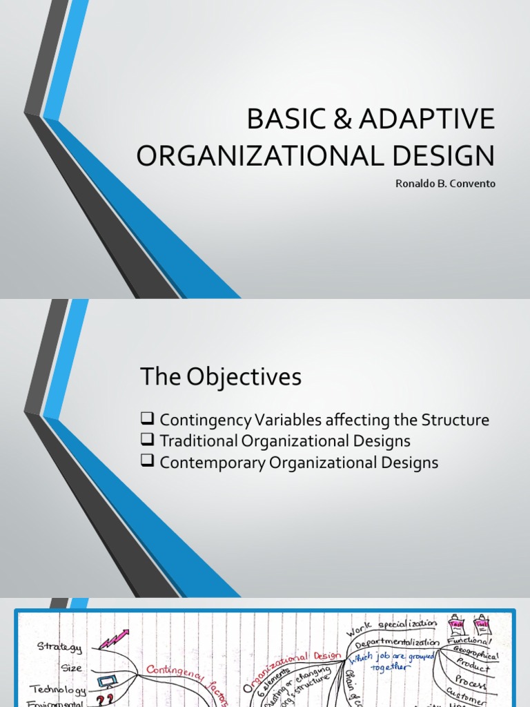 Basic & Adaptive Organizational Design | PDF | Organizational Structure ...