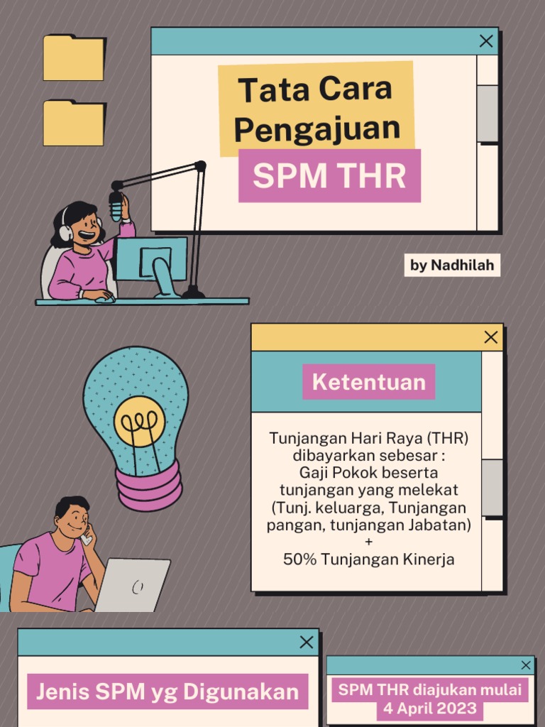 Panduan Pengajuan SPM THR 2023 | PDF