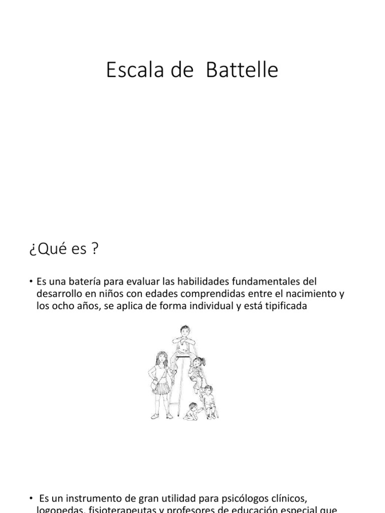 Escala de Battelle | PDF