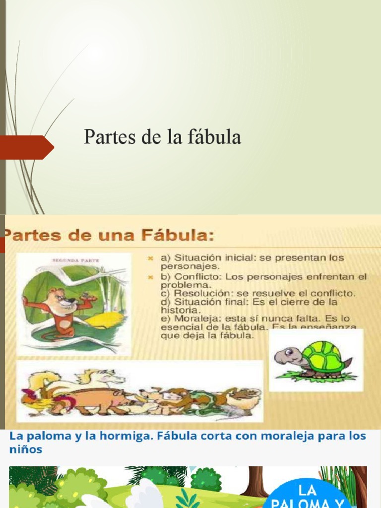 Partes de La Fábula | PDF