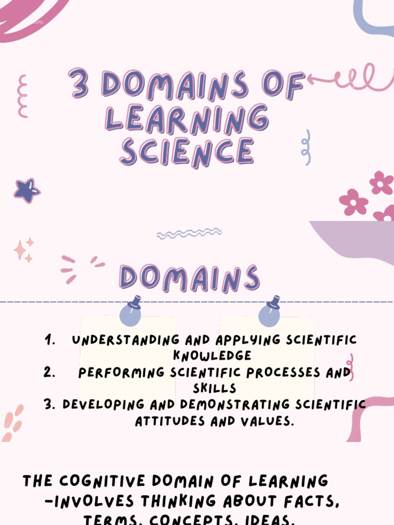 3 Domains of Learning Science | PDF | Knowledge | Procedural Knowledge