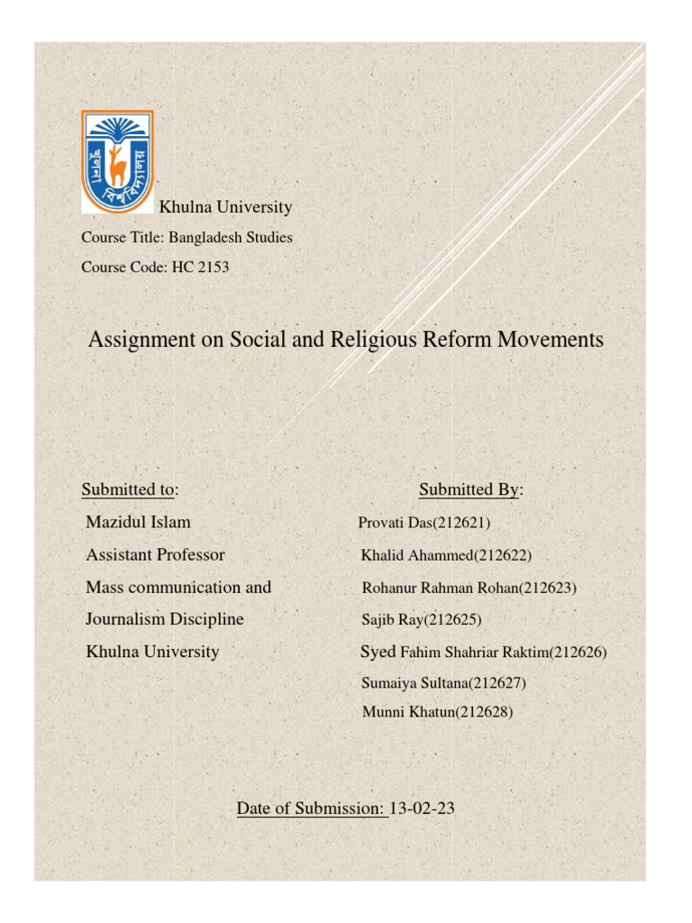 Bengal Reformist Movements Under The British Rule | PDF | Monotheism ...