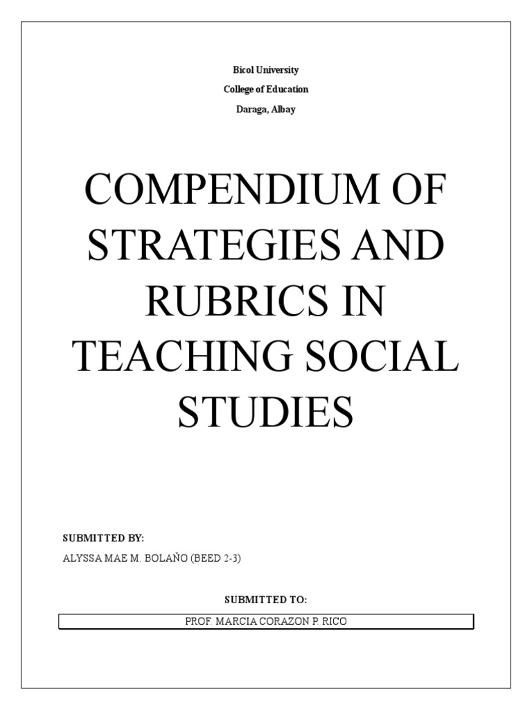 COMPENDIUM in AP | PDF | Learning | Communication