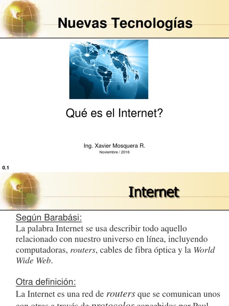 ¿Qué es el Internet? Definición y Funciones | PDF | Internet | Red mundial