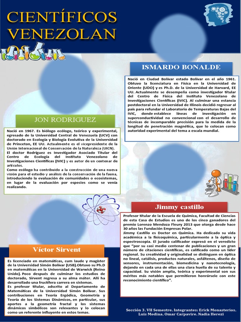 Cientificos Venezolanos | PDF | Ciencias fisicas | Science