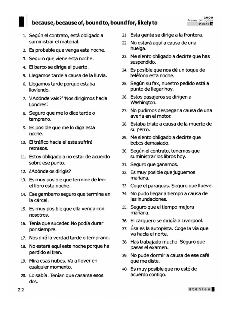 2000-Bilingual-Phrases 4 (SP) | PDF