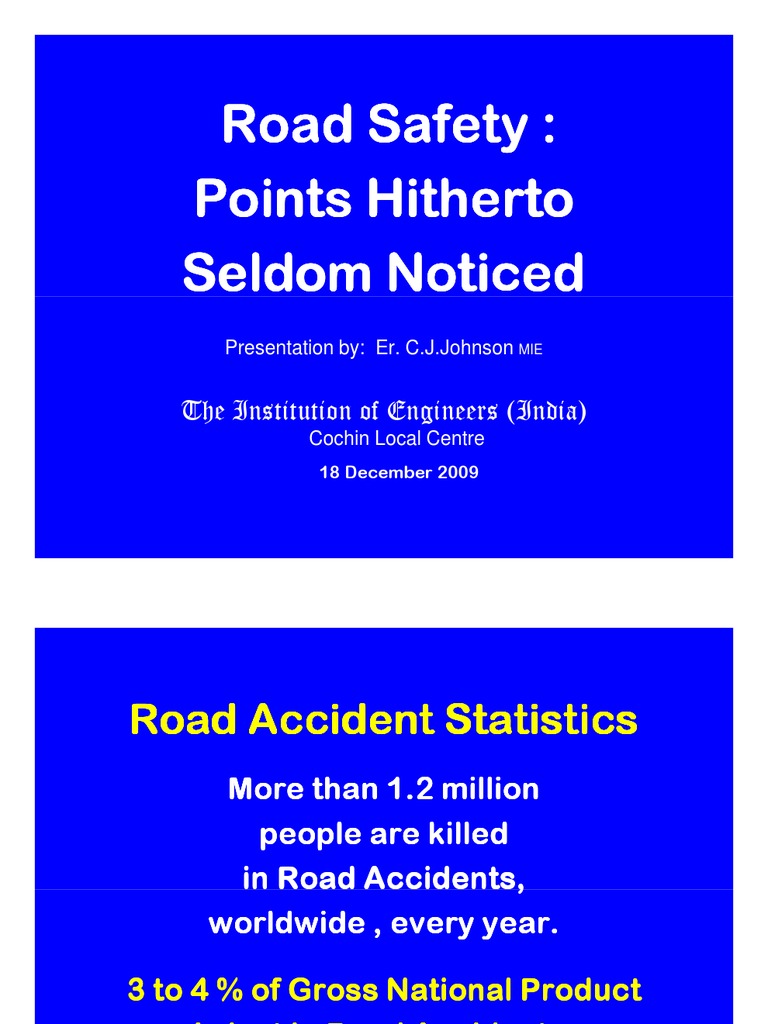 The Institution of Engineers (India) : Presentation By: Er. C.J.Johnson ...