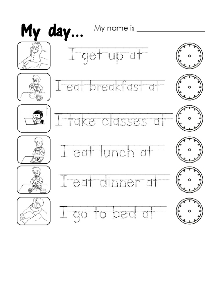Daily Routine Schedule Overview | PDF
