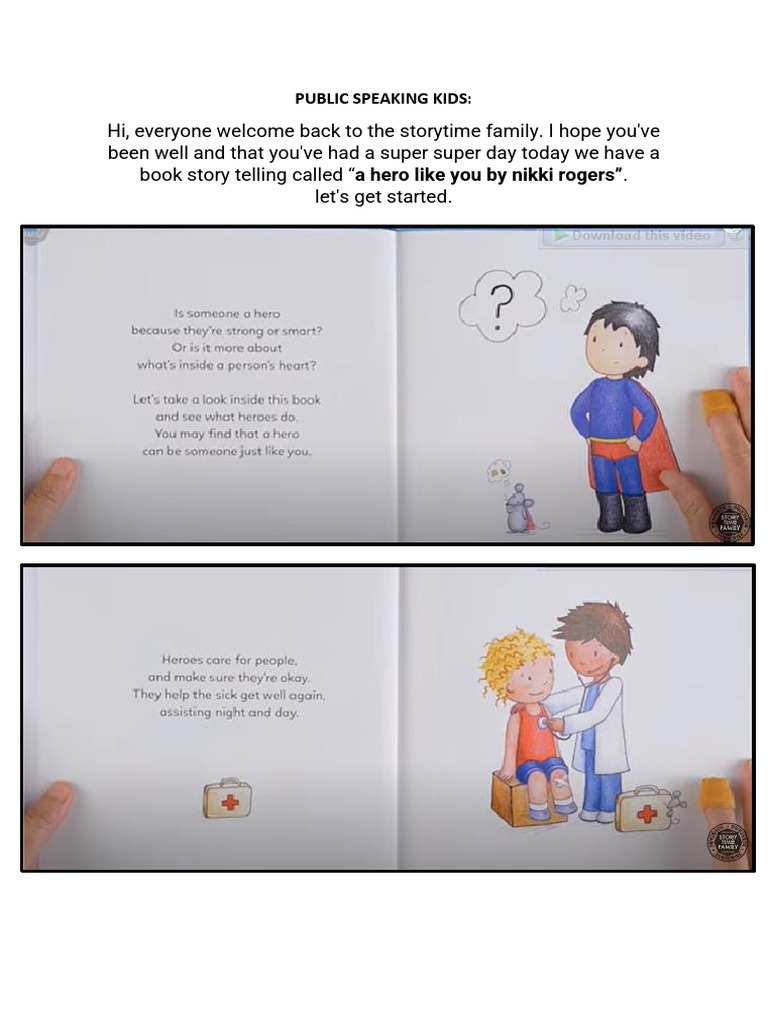 Hero Public Speaking Kids | PDF