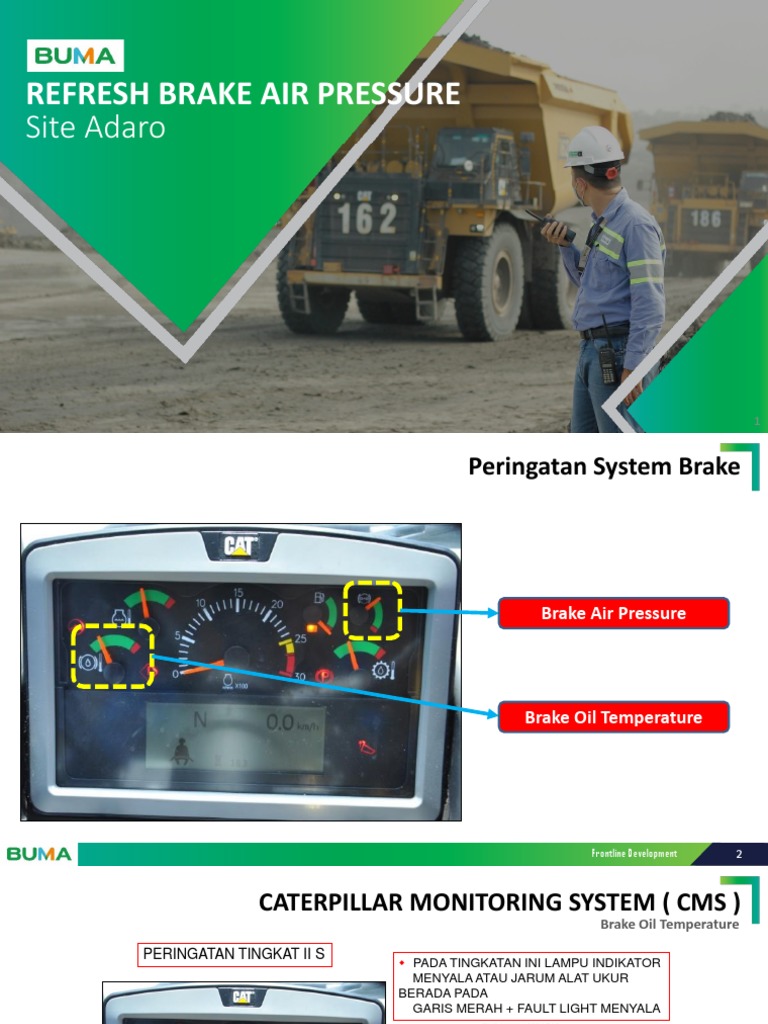 Brake Air Pressure OHT 777 | PDF