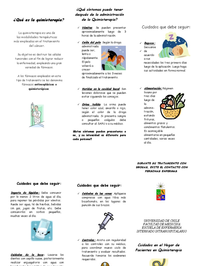 Folleto QMT | PDF | Quimioterapia | Epidemiología