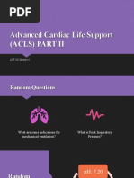 ACLS Exam A | PDF | Cardiopulmonary Resuscitation | Cardiac Arrest