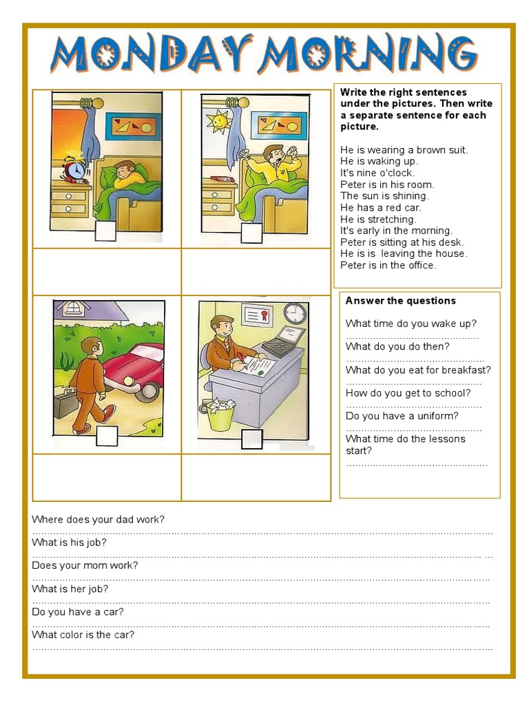 Picture Story Monday Morning Picture Stories 142401 Pdf