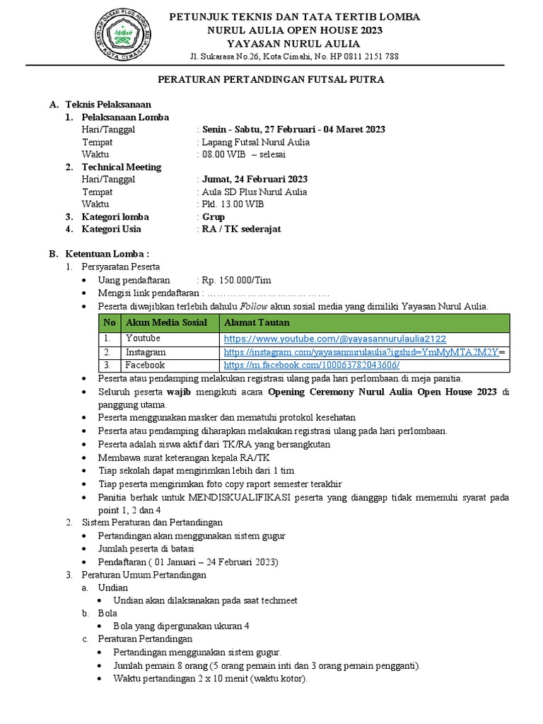 KUMPULAN JUKNIS | PDF