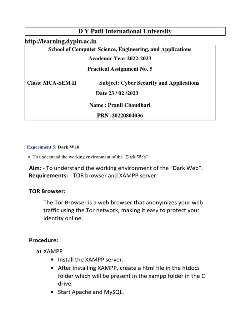 Pranil - CSA - Lab Assignmennt 5 | PDF | World Wide Web | Internet & Web