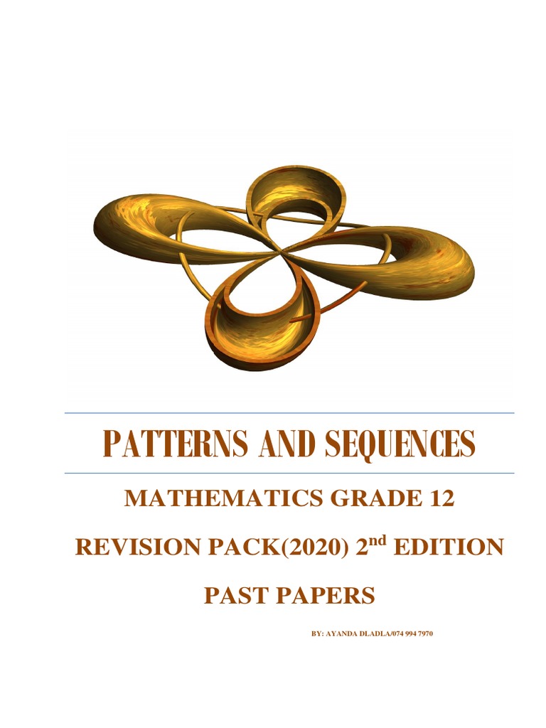 2020 Grade 12 Patterns and Sequences | PDF