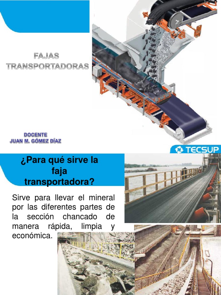 Fajas Transportadoras | PDF | Bienes manufacturados | Ingeniería mecánica